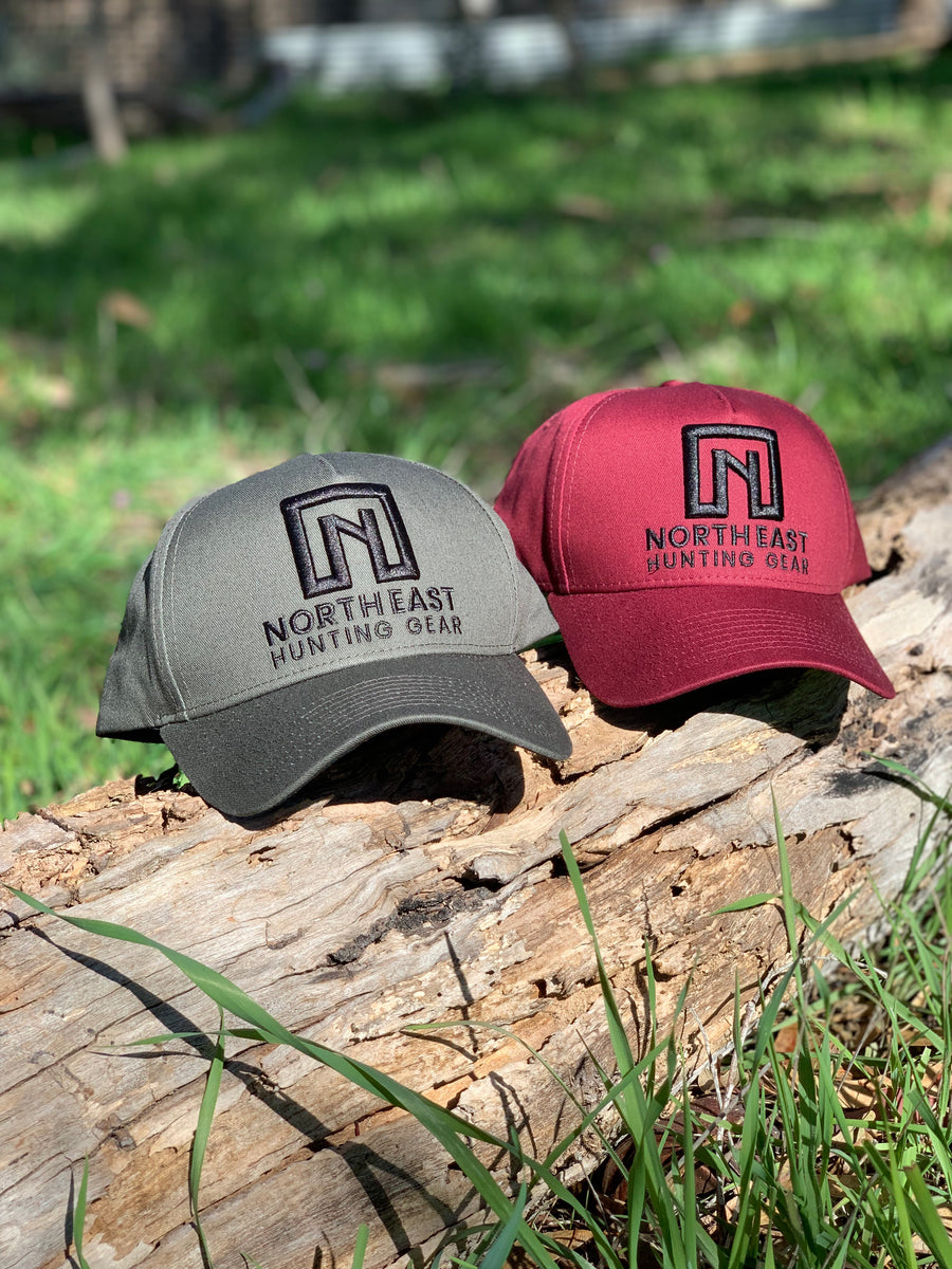 A Frame Hat - Dark Grey Hat with Black logo – North East Hunting Gear